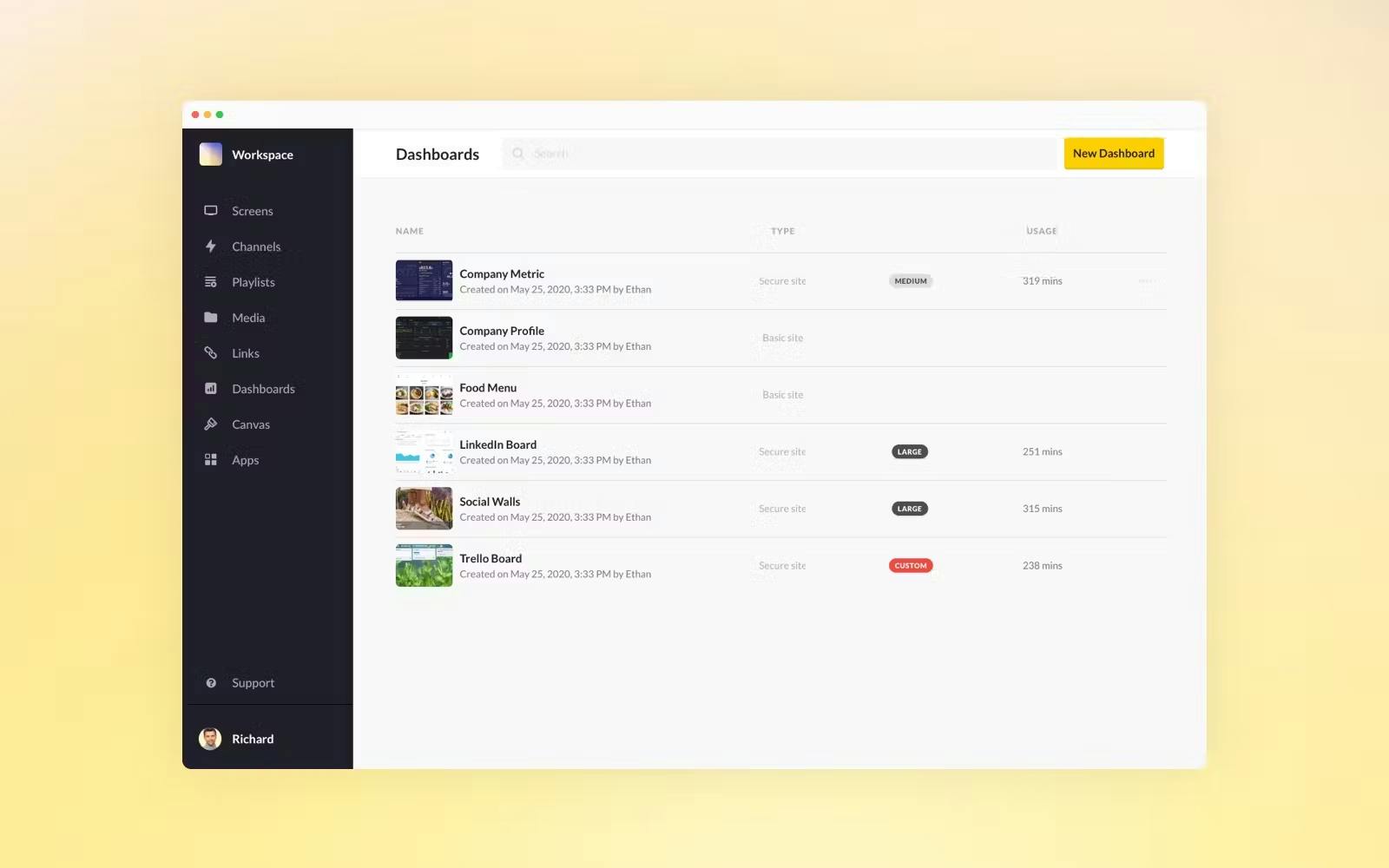How to Use Digital Signage Dashboards for Manufacturing - ScreenCloud