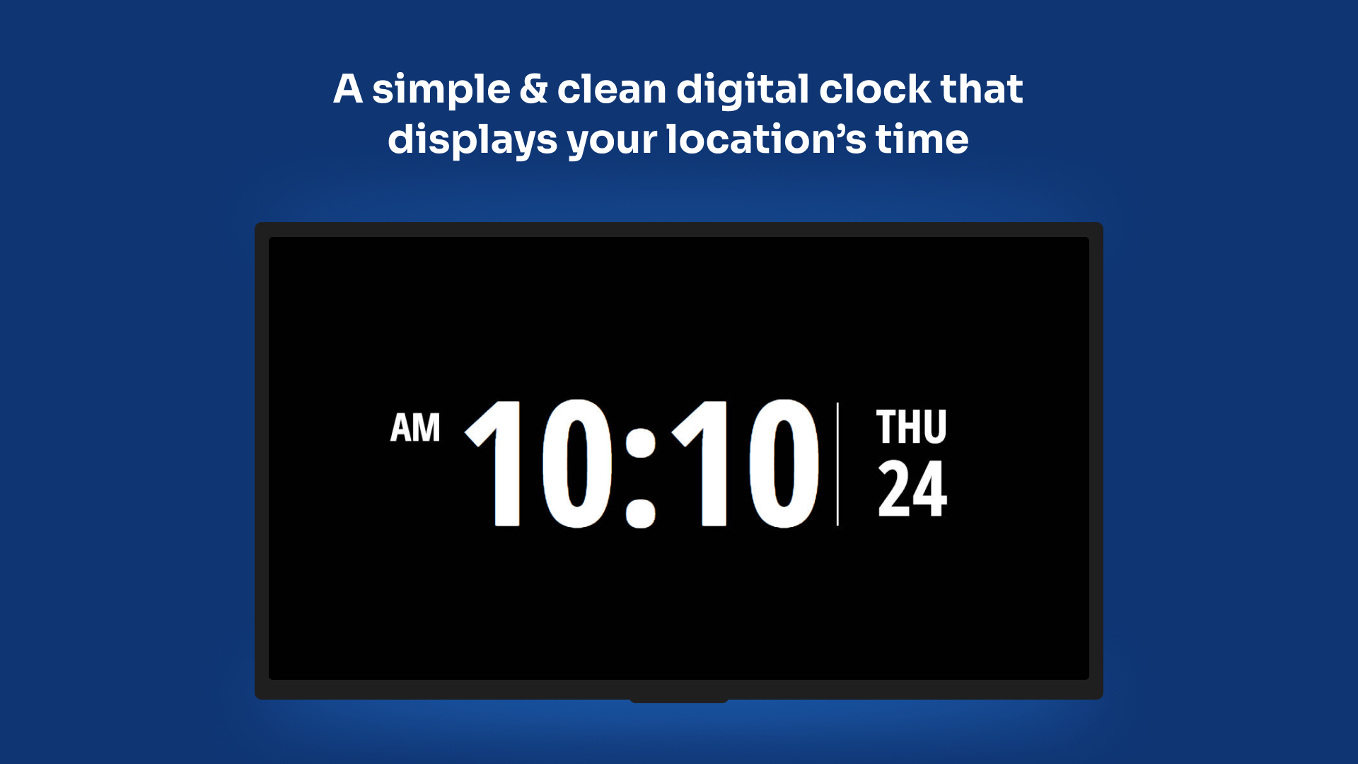 Clock - Digital Signage App - ScreenCloud