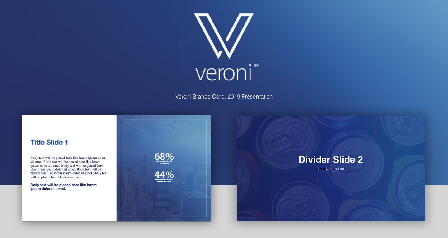 Second Language Design Case Study: Veroni Brands