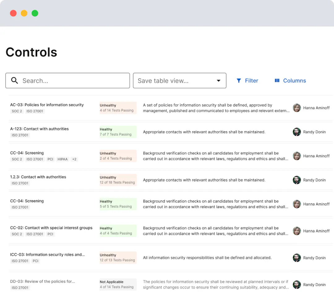 Controls