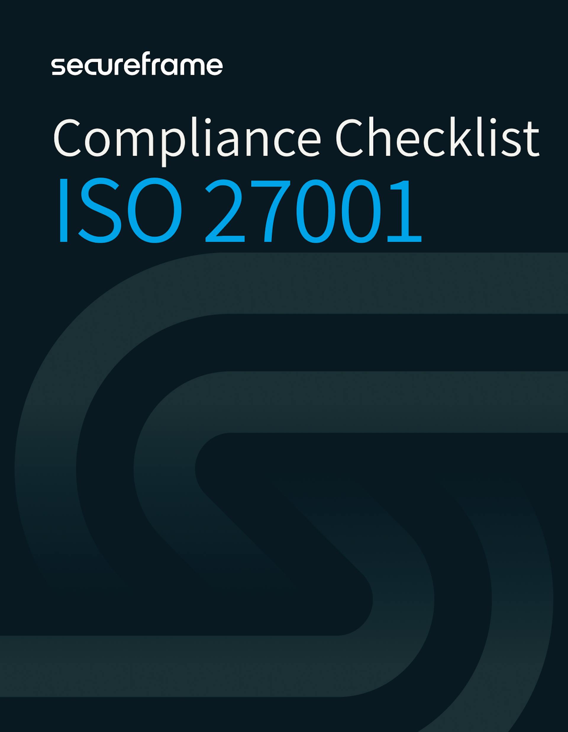 ISO 27001 Compliance Checklist | Secureframe