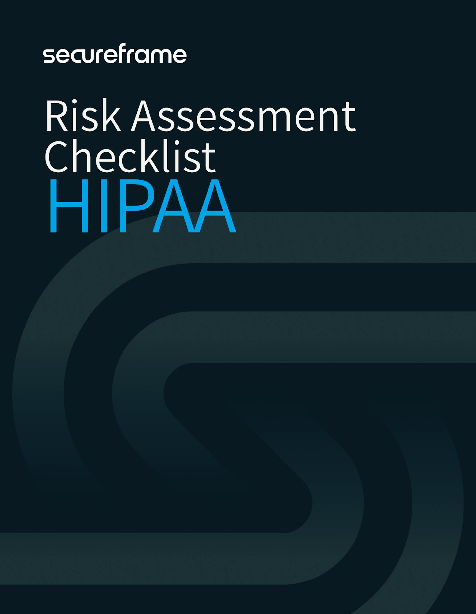 HIPAA Risk Assessment Checklist | Secureframe