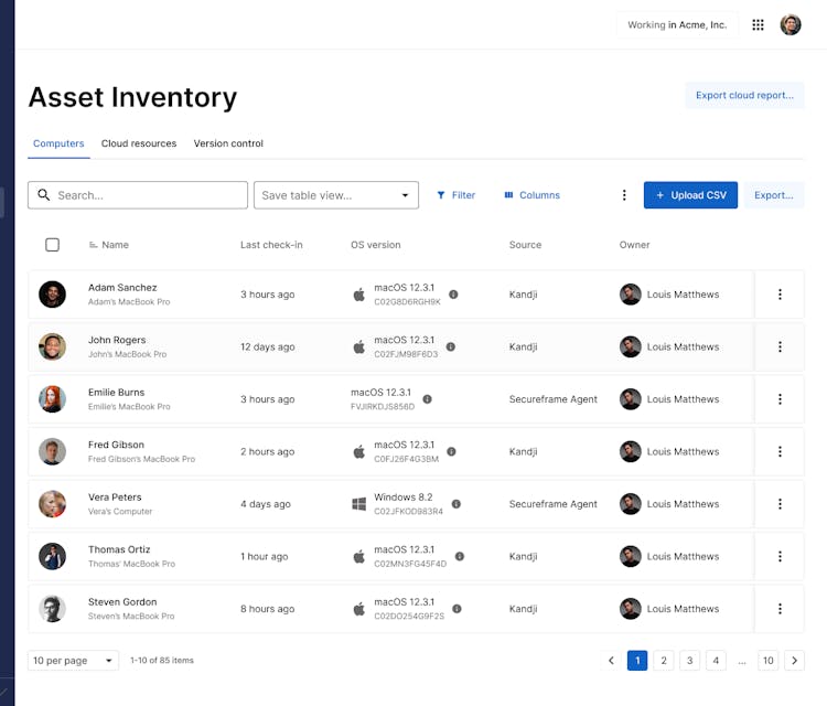 Asset Inventory Management