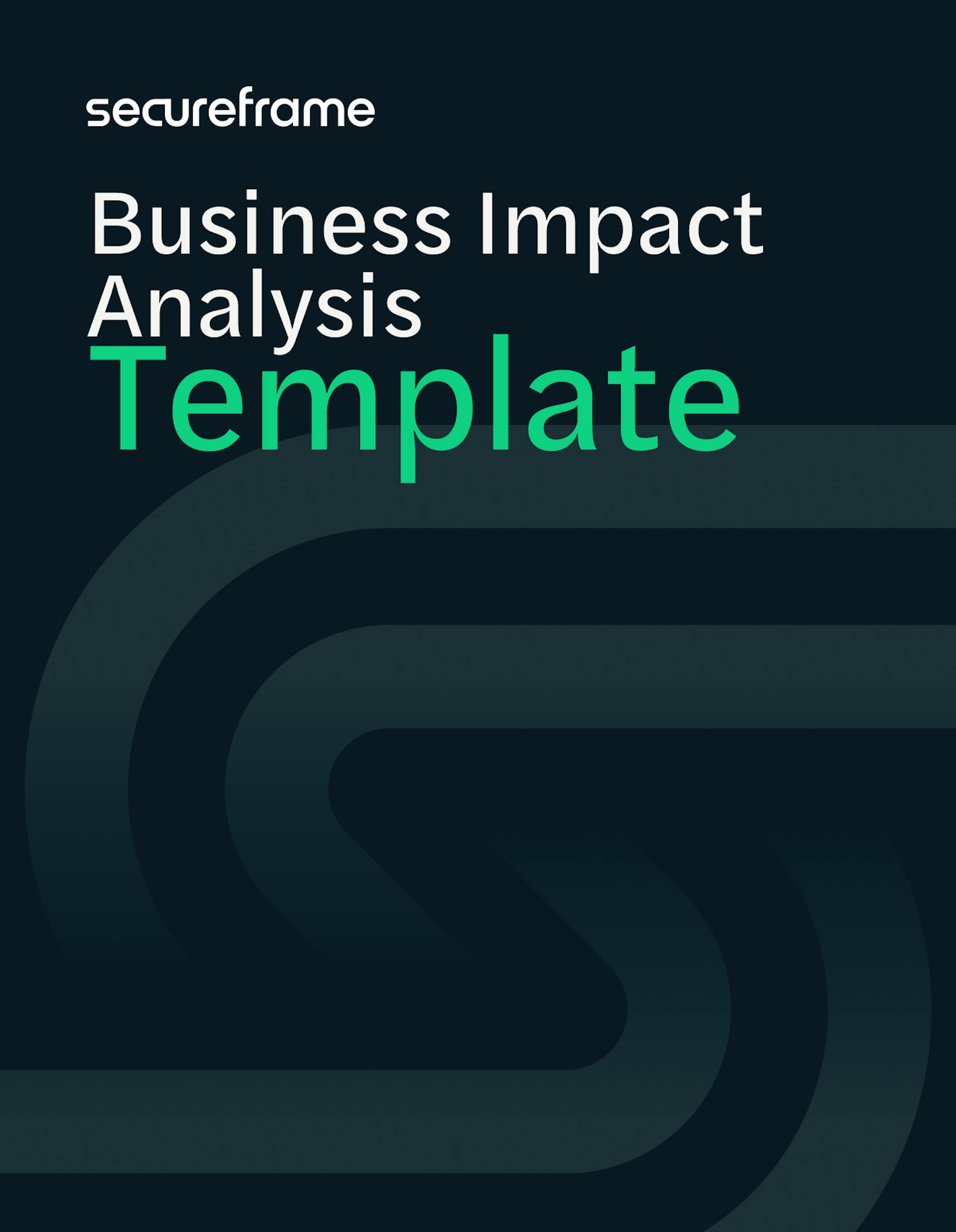 Business Impact Analysis Template