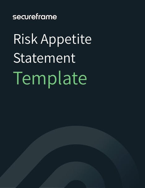 Risk Appetite Statement Template | Secureframe