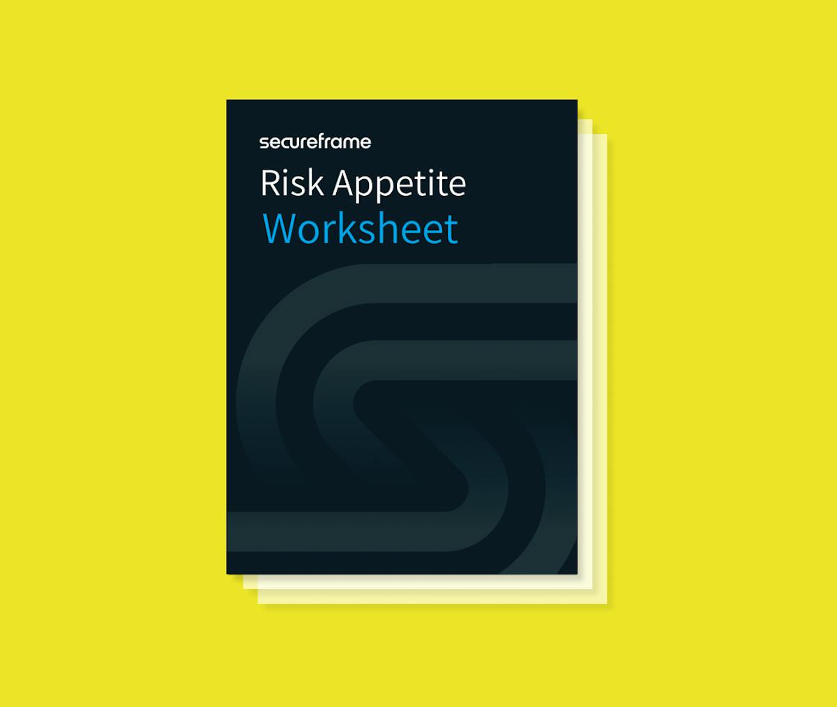 Risk appetite statement template