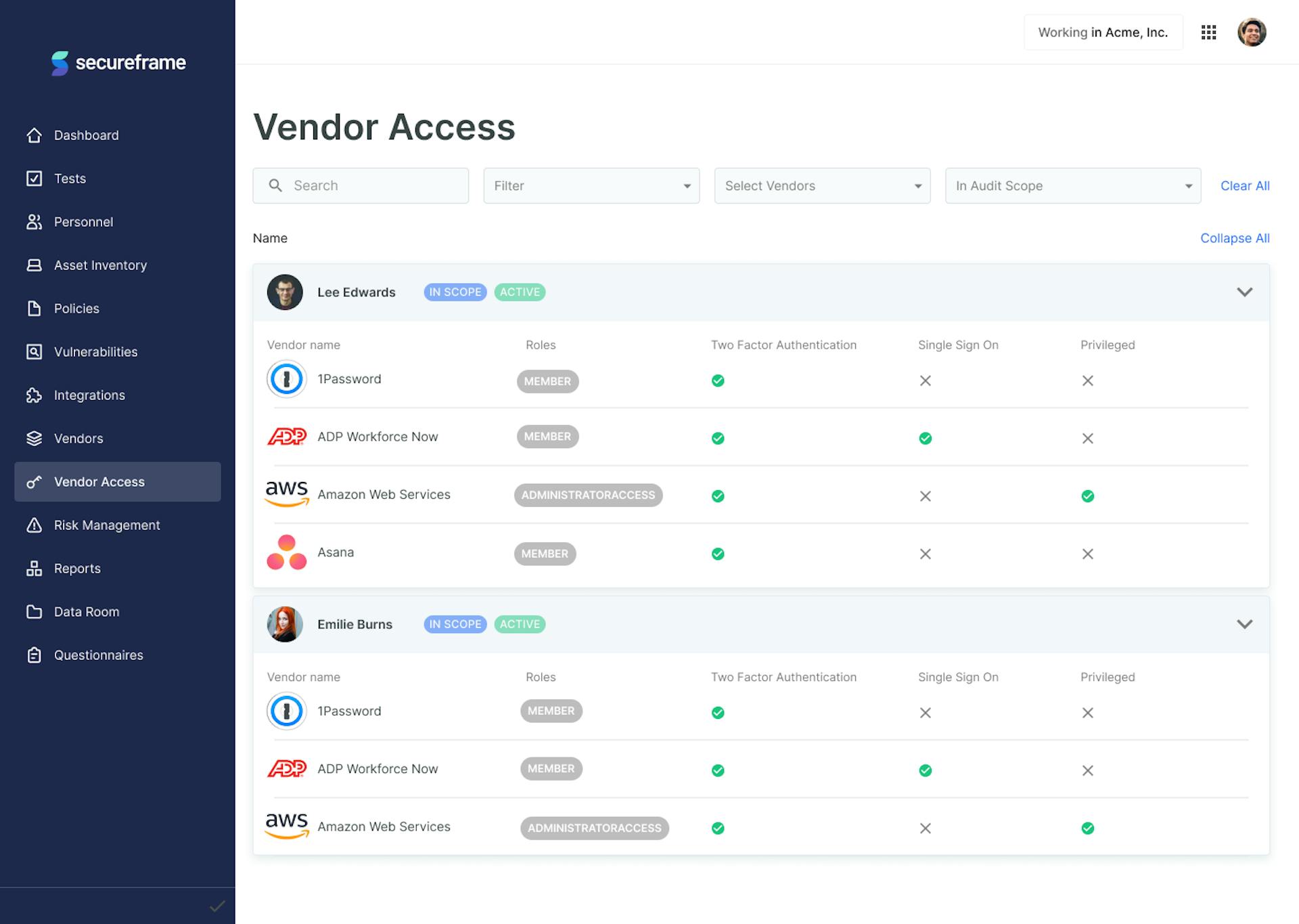 Automate Personnel Management with Secureframe