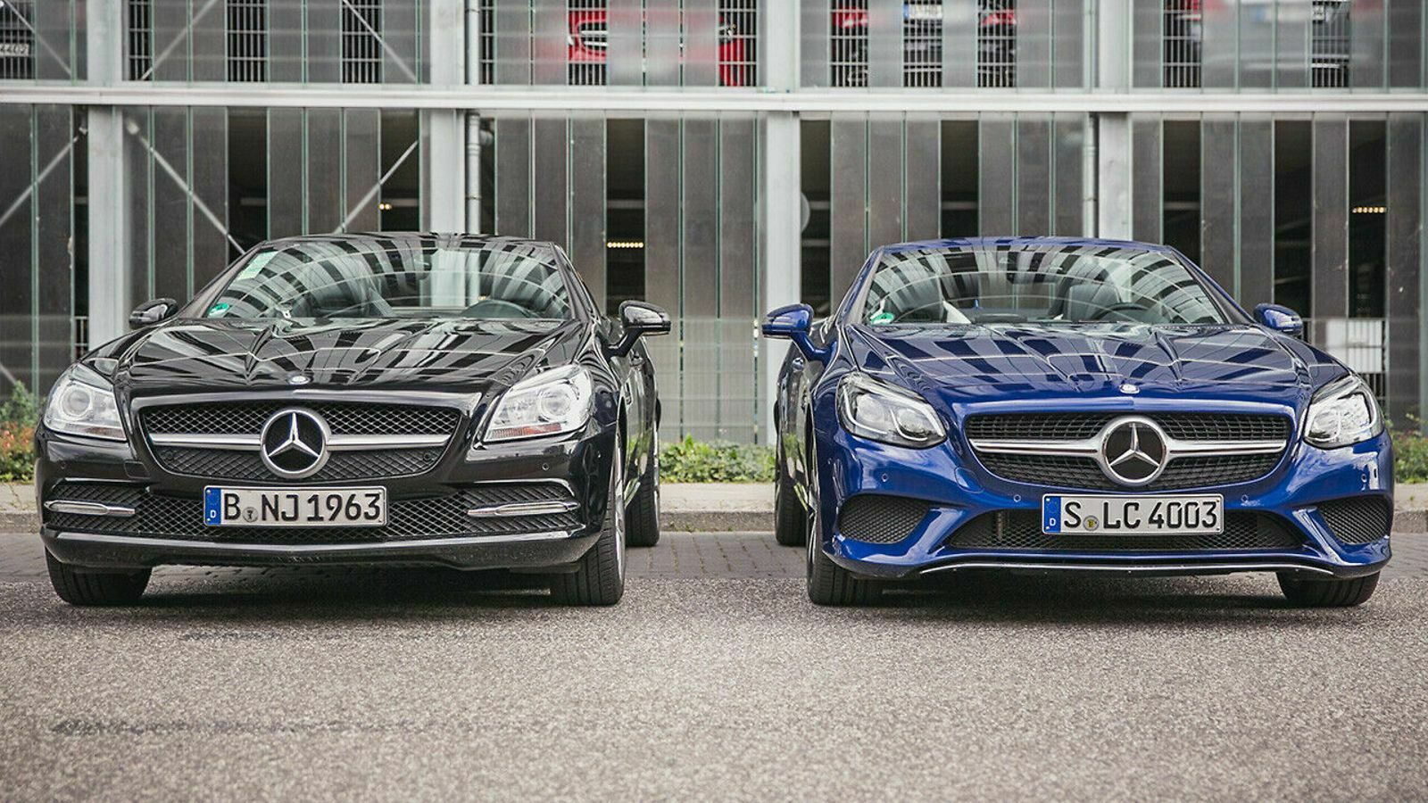 Mercedes SLK und SLC im Vergleich