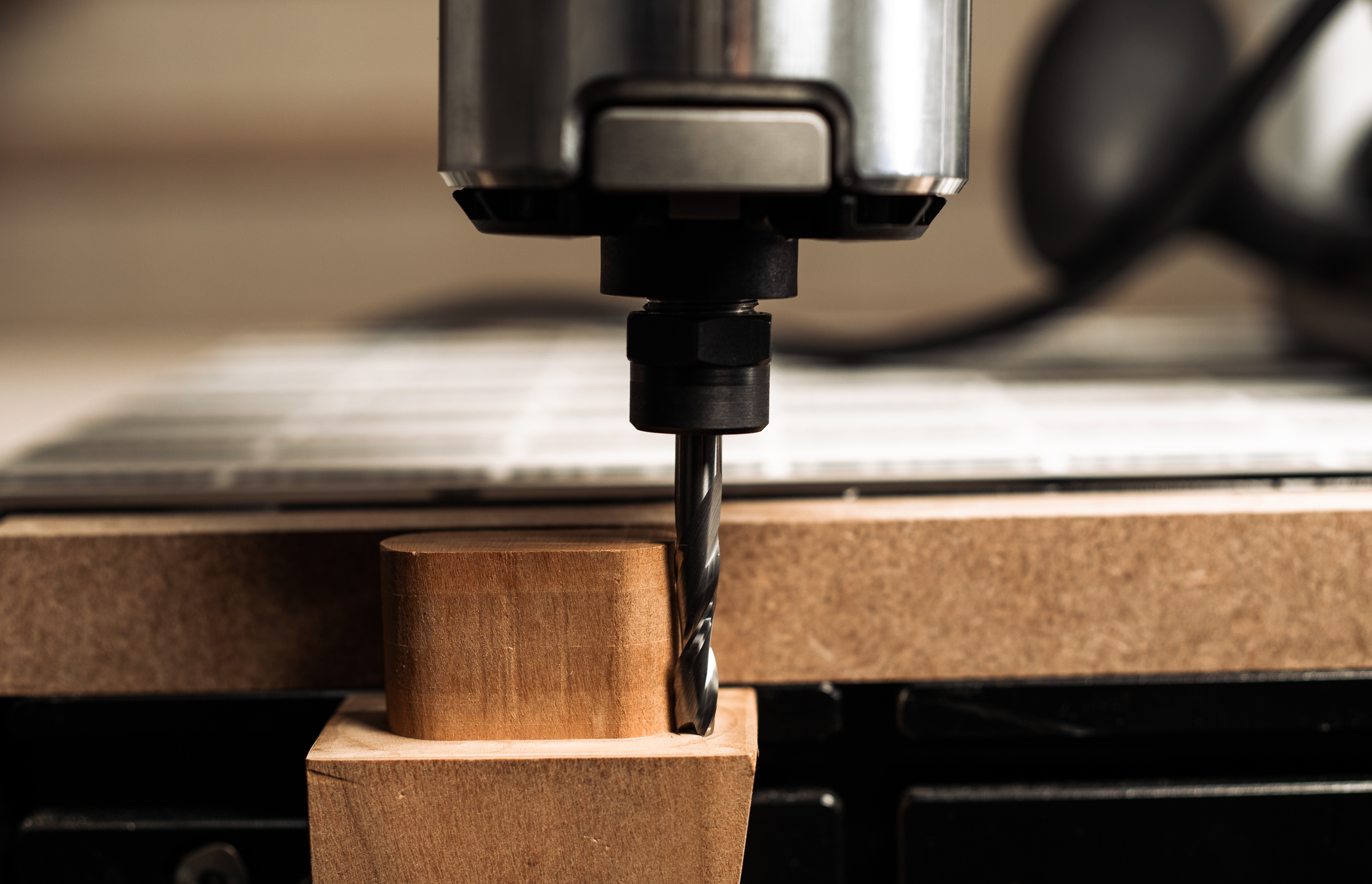¼” X 1” Up-Spiral Flat Router Bit | Shaper Store