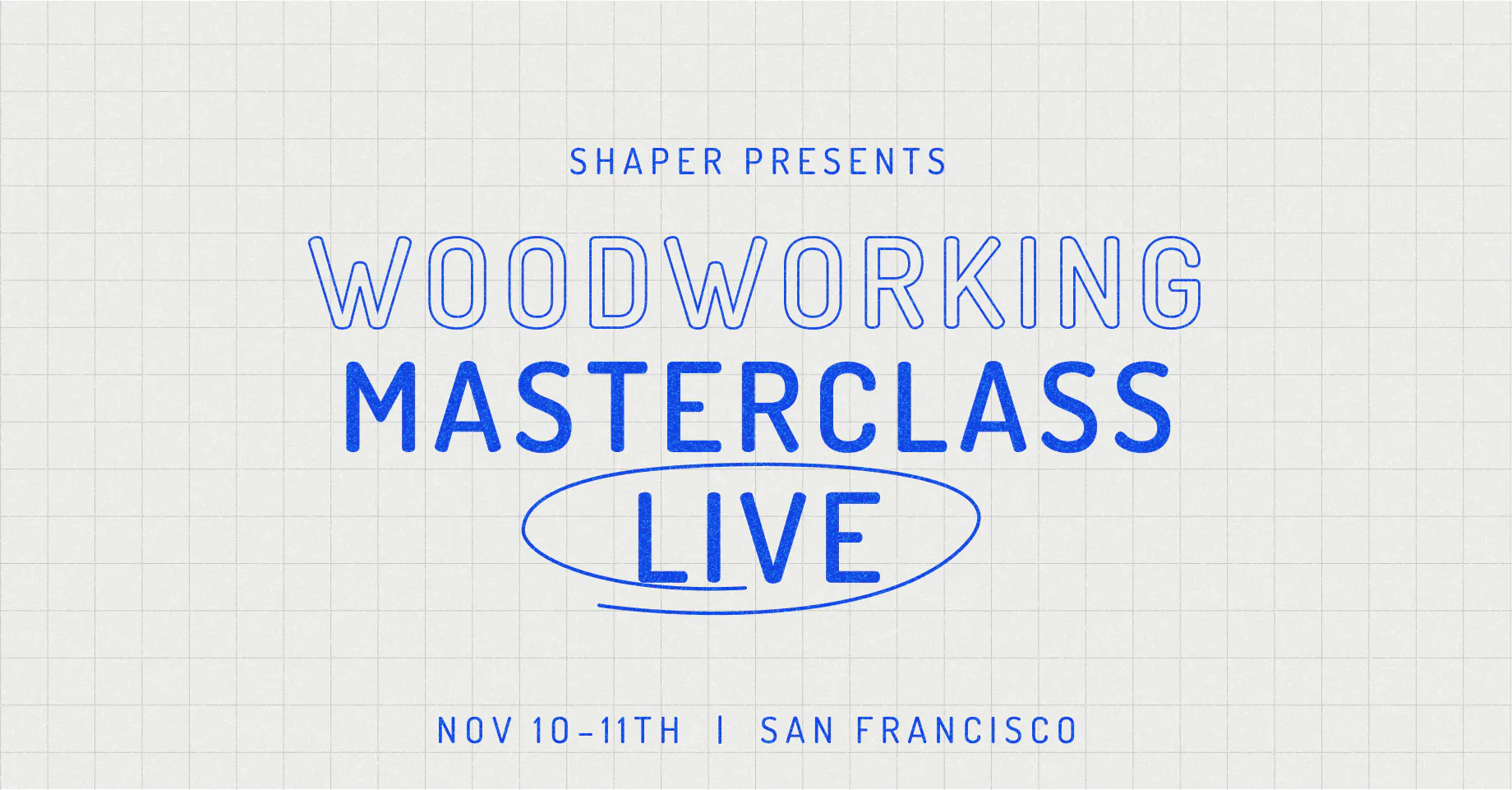 Woodworking Masterclass Live 7595
