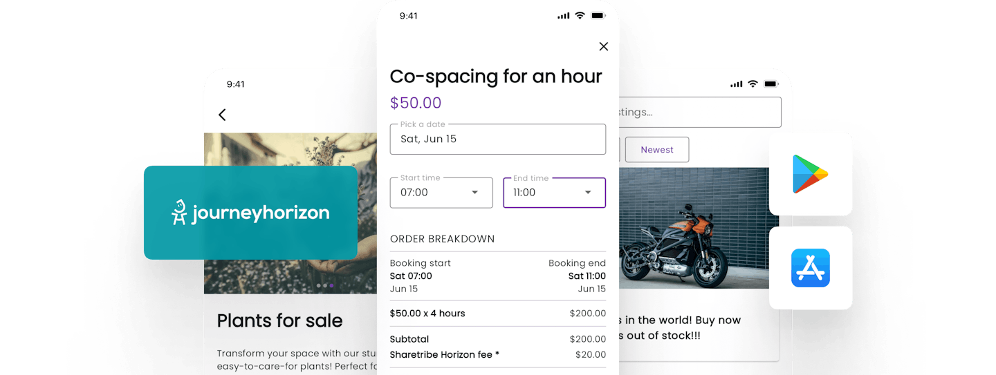Mobile Marketplace App Template for iOS and Android - Sharetribe