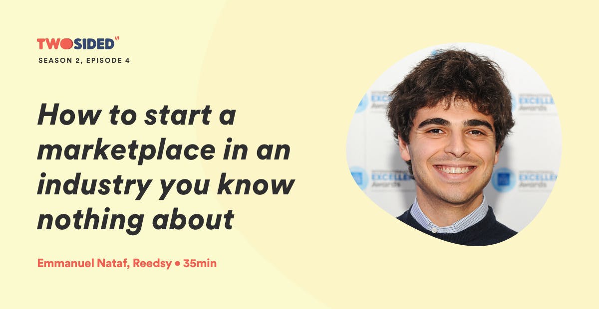 How to start a marketplace in an industry you know nothing about ...