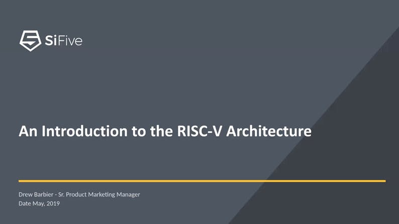 Part I: An Introduction to the RISC-V Architecture