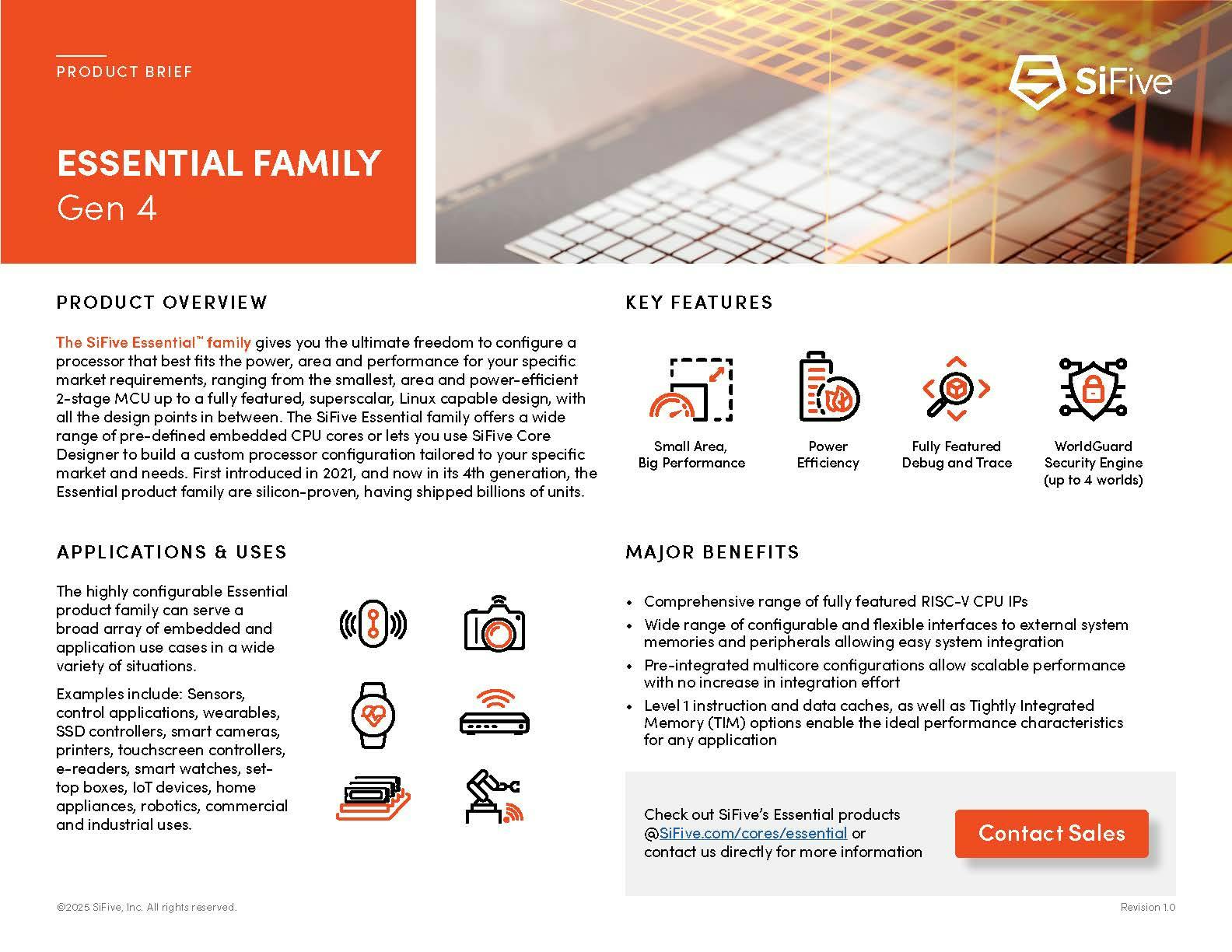 SiFive Essential™ Family