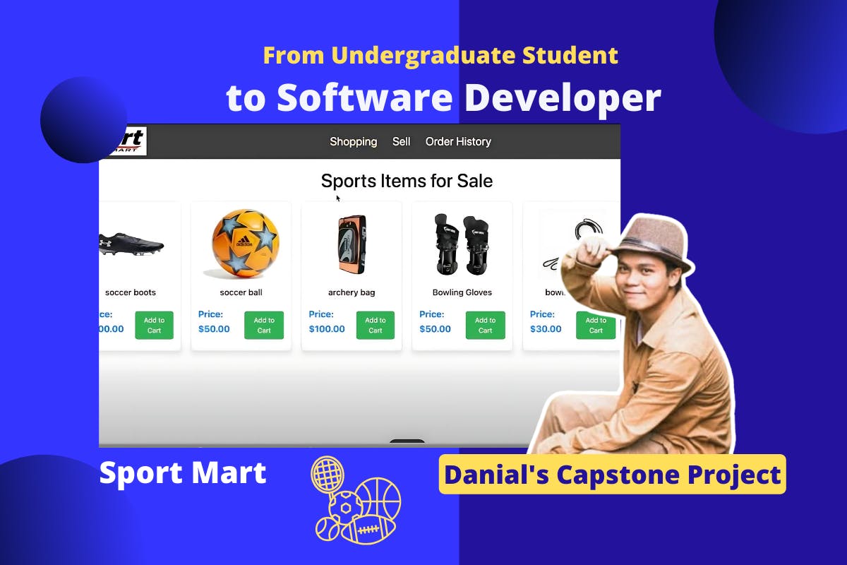 Danial’s Capstone Project: Sport Mart — Where Sports Gear Finds New Homes!