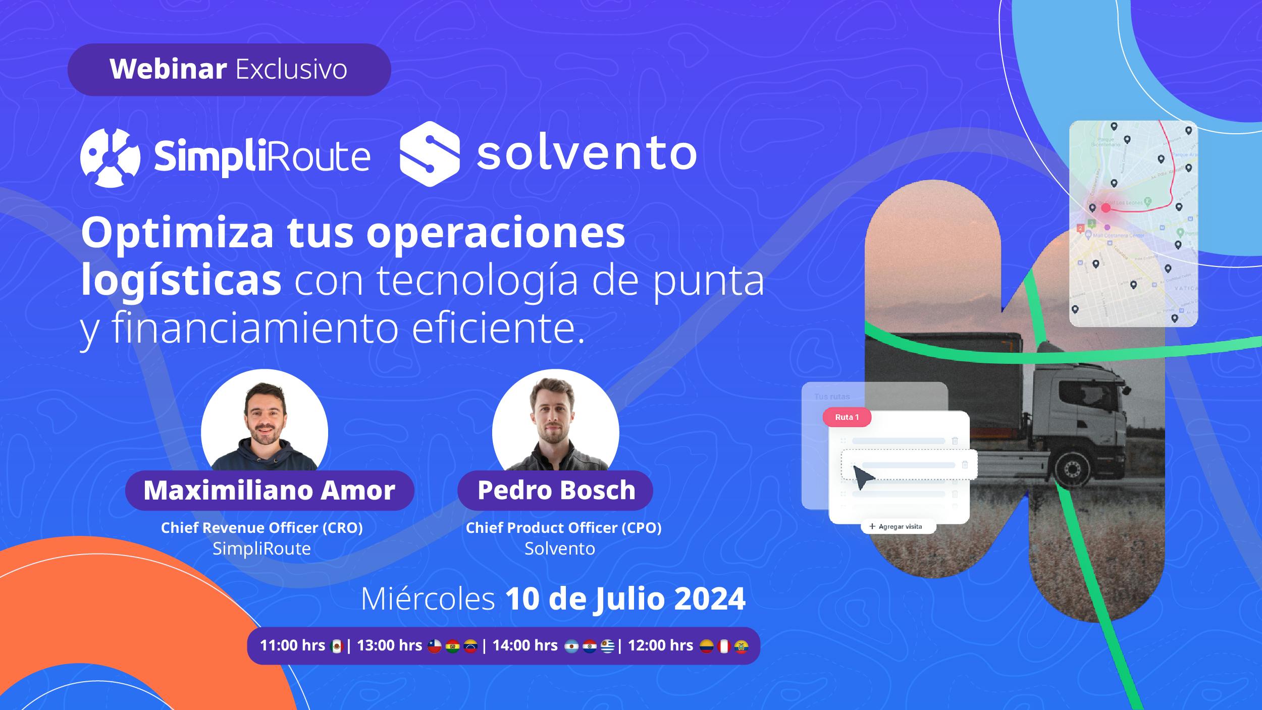 Optimiza tu Logística con Tecnología de Punta y Financiamiento Eficiente - Webinar SimpliRoute y ...