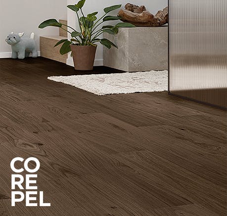 Post - COREPEL, pisos em padrões amadeirados