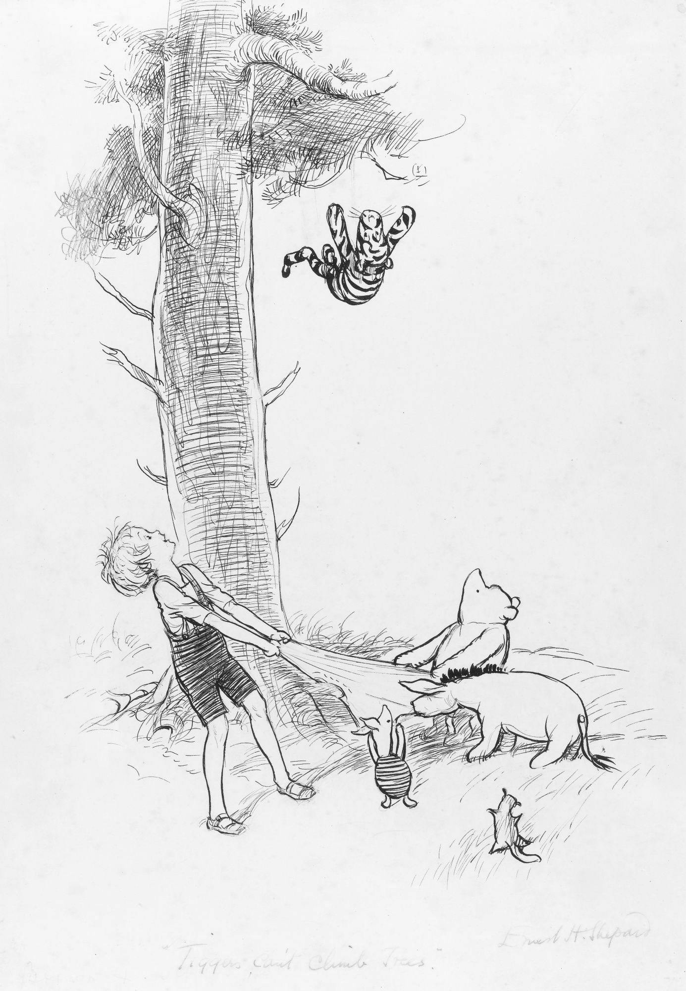 E. H. Shepard and Winnie-the-Pooh - Work of Art - Bite Sized Britain ...