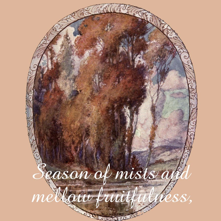 To Autumn - John Keats' final poem inspired by a Winchester walk - Work ...