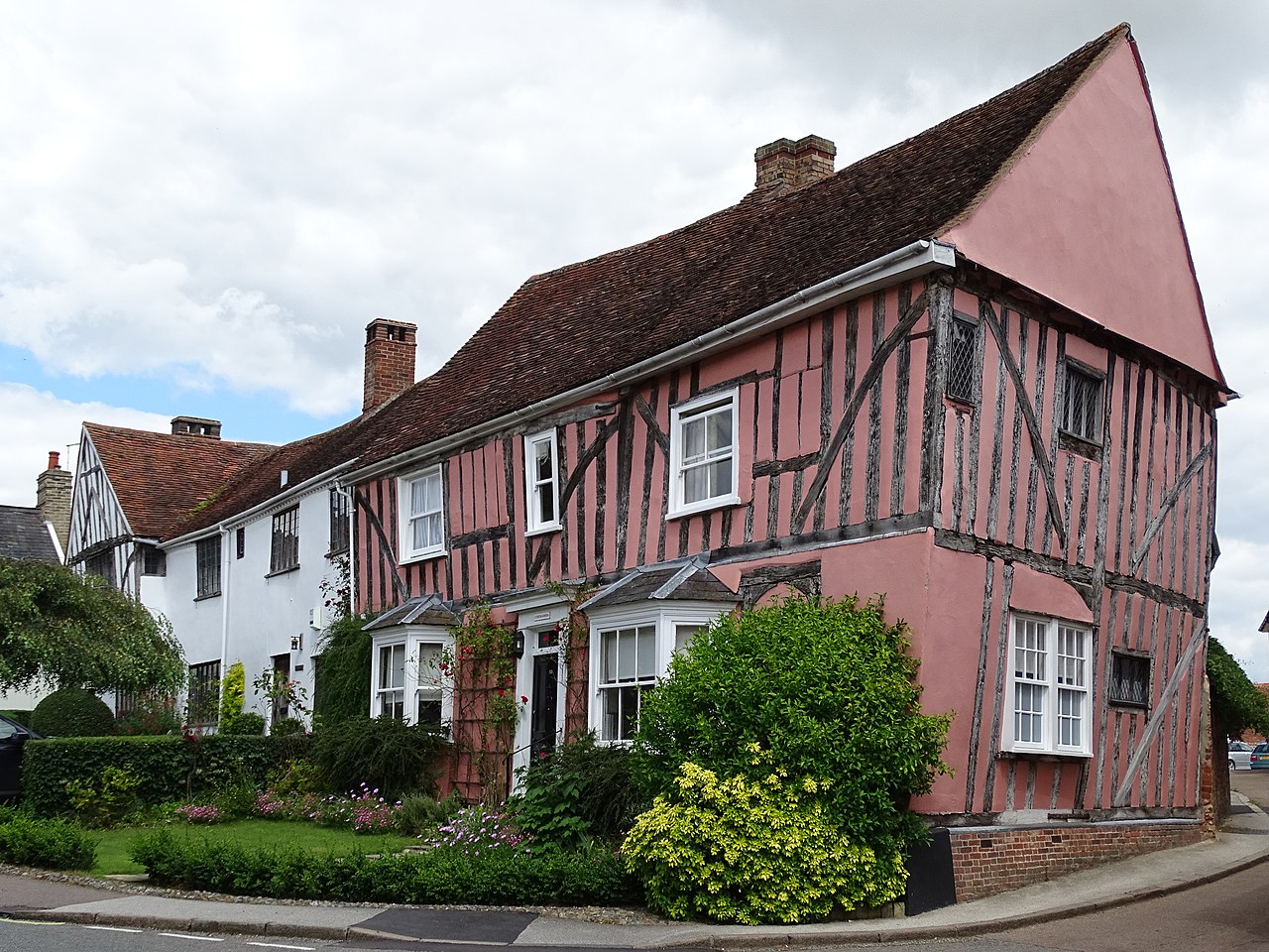 The pink houses of Suffolk - Living History - Bite Sized Britain ...