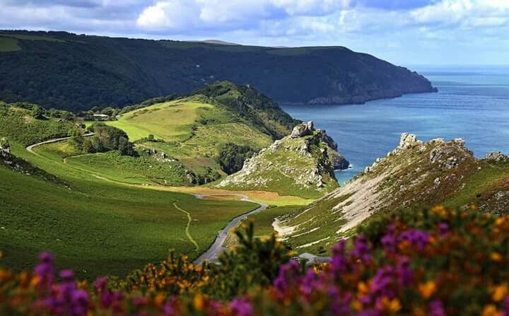The Valley of the Rocks - dramatic and romantic north Devon landscape ...