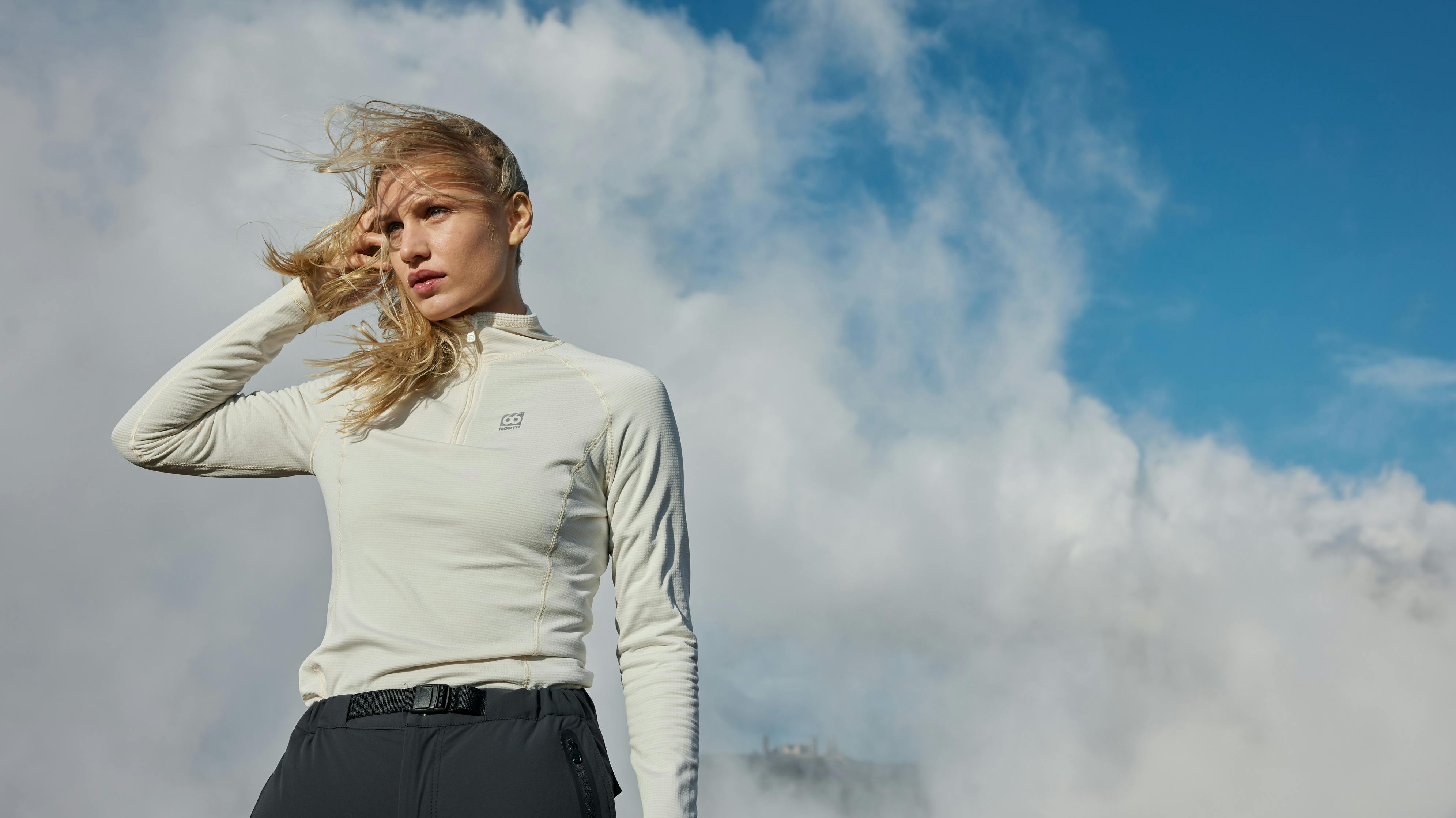 Women - Grettir Polartec® Power Grid™ Zip Neck | 66°North Women - Grettir Polartec® Power Grid™ Zip Neck | 66°North