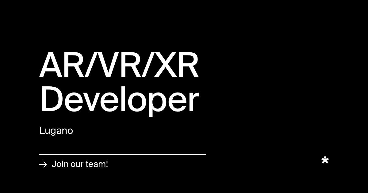 Sketchin Open Position - AR / VR / XR Developer (Unity Specialist)
