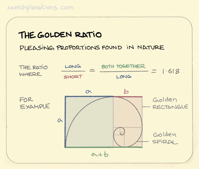 The golden ratio - Sketchplanations