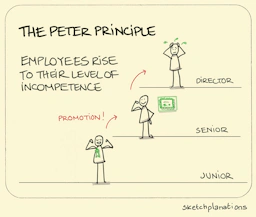 The Peter Principle - Sketchplanations