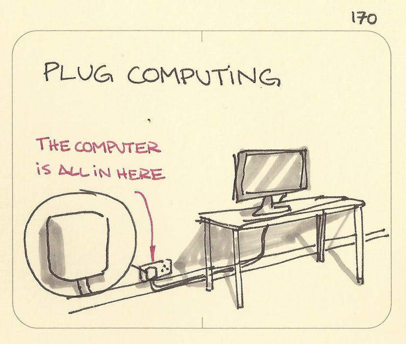 Plug computing - Sketchplanations