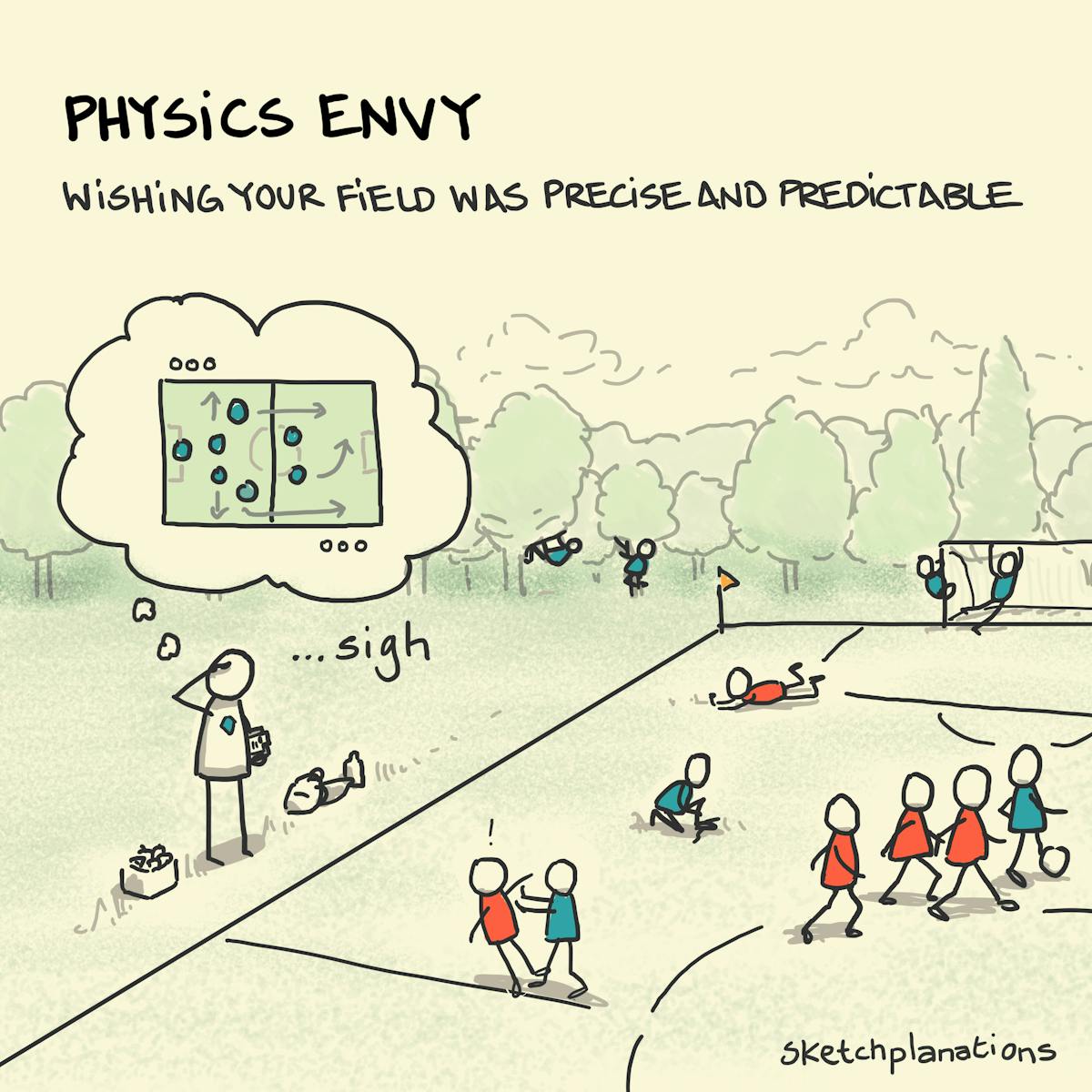 Physics Envy - Sketchplanations