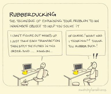 Rubberducking - Sketchplanations