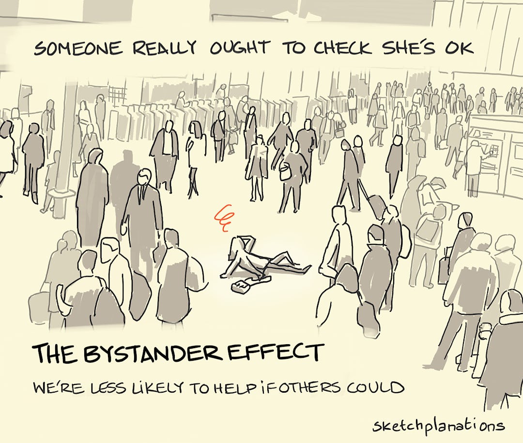 The Bystander Effect - Sketchplanations