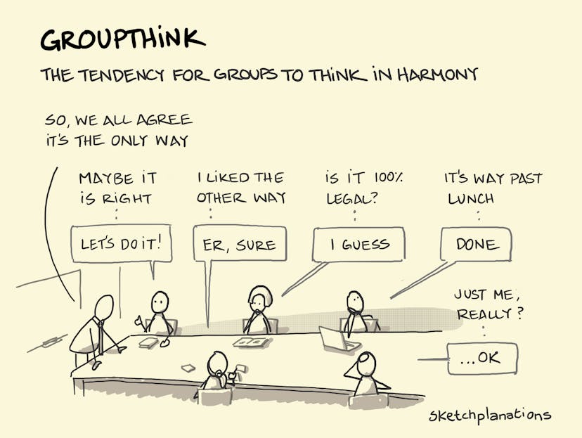 Groupthink - Sketchplanations