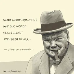 Short words are best - Sketchplanations
