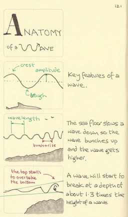 Anatomy of a wave - Sketchplanations