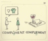 Compliment and Complement - Sketchplanations
