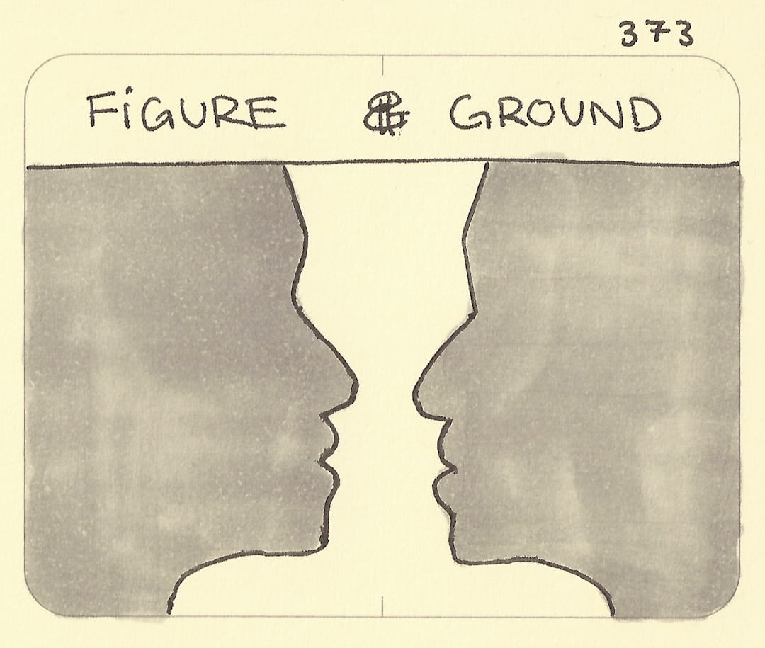 Figure and ground - Sketchplanations