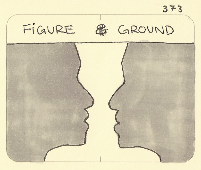 Figure and ground - Sketchplanations