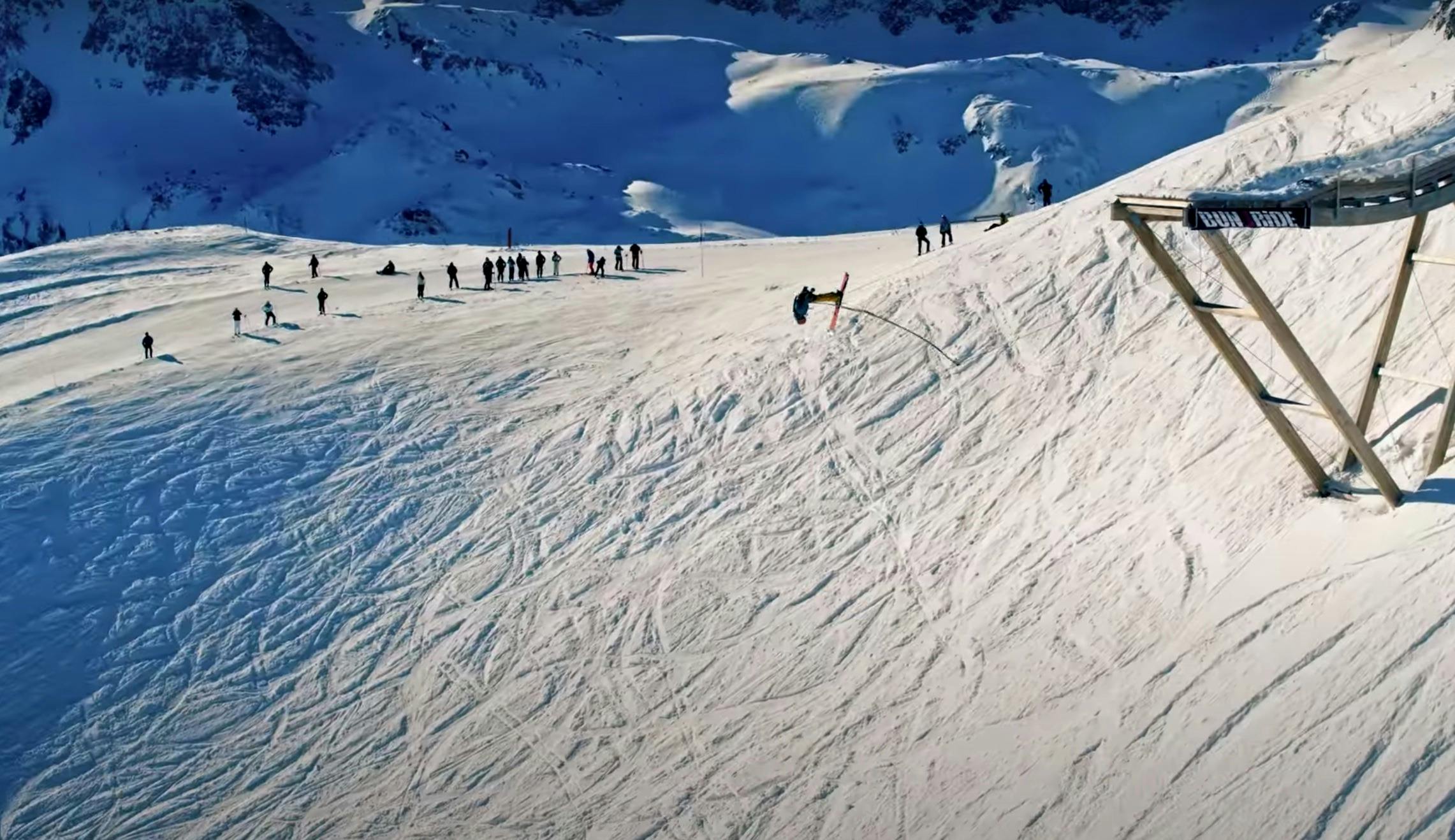 Would You Send This Ski-Bungee Jump in Tignes, France? | To The ...
