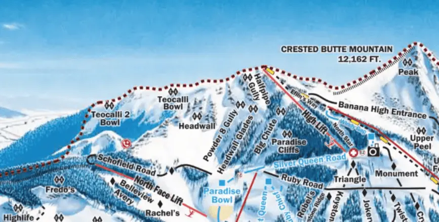 Crested Butte Colorado Map