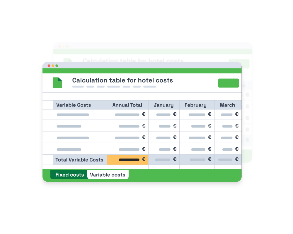 Excel sheet to calculate hotel costs - Smartpricing
