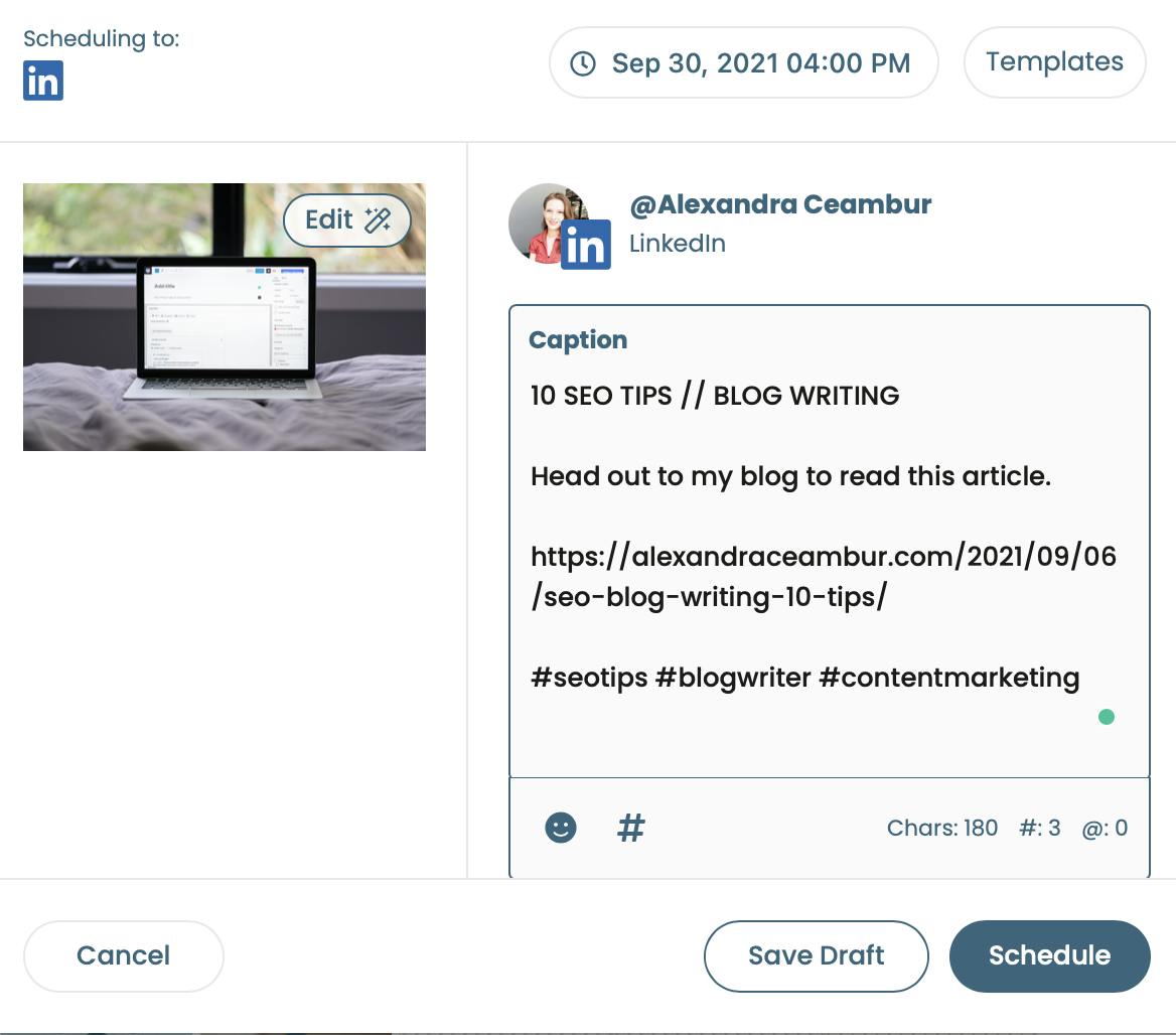 How to Schedule LinkedIn Posts For Auto Posting With Pallyy