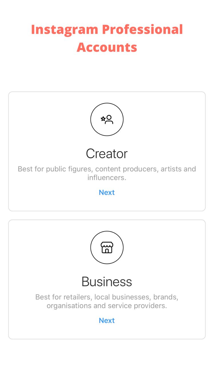 What is a Professional Account on Instagram