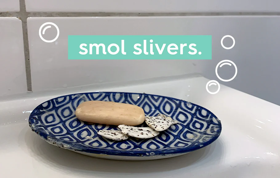 How to make use of leftover soap bits