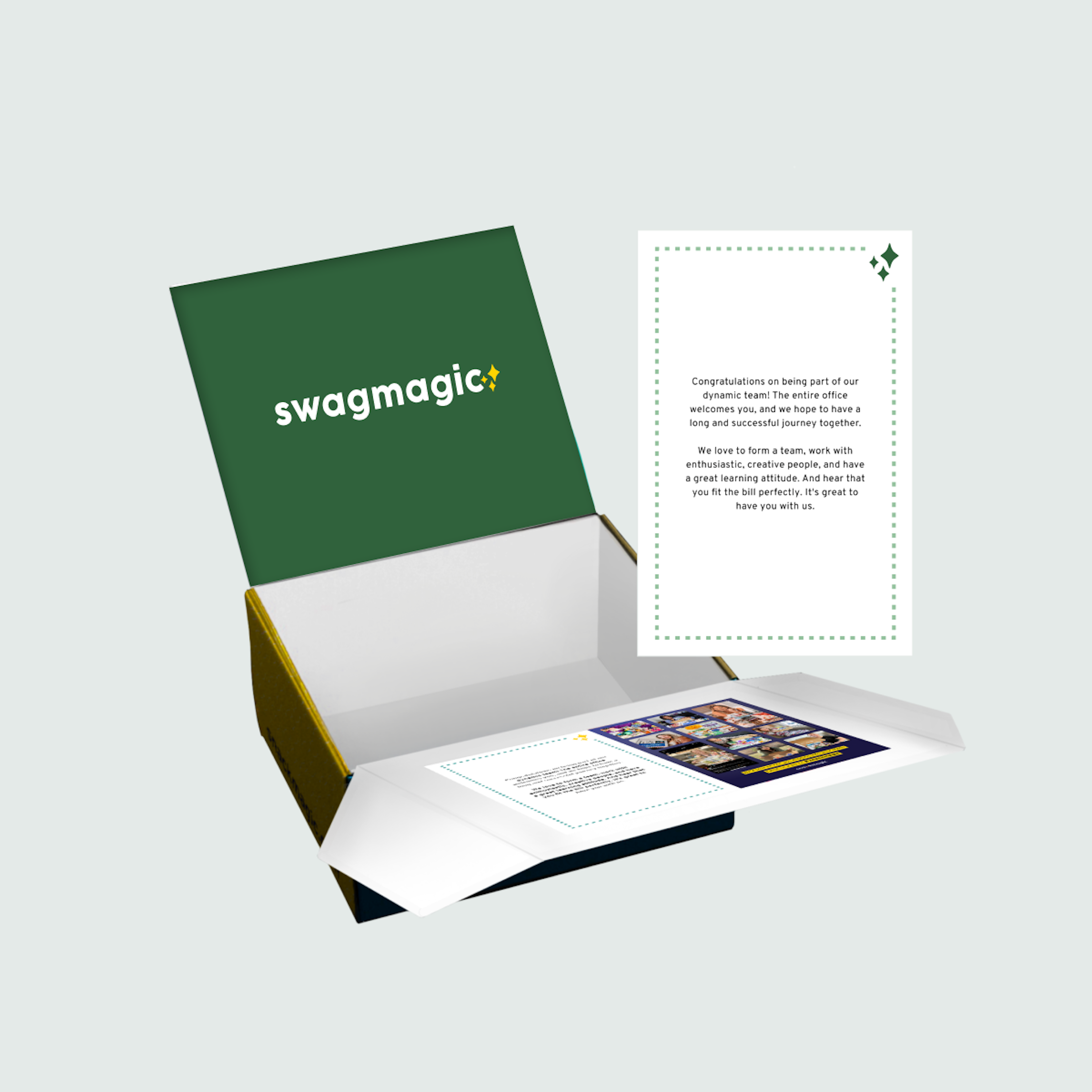 Branded Swag Notecard | Swag Thankyou Note and Greetings Card | SwagMagic