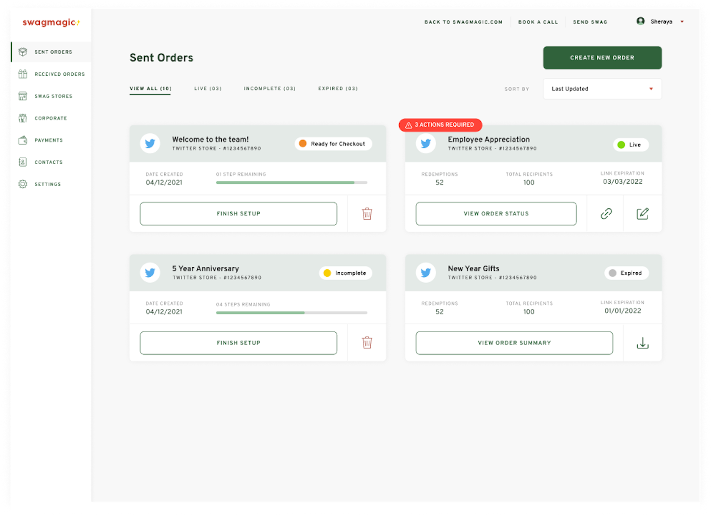 Select, Distribute and Manage Your SWAG Delivery | SwagMagic