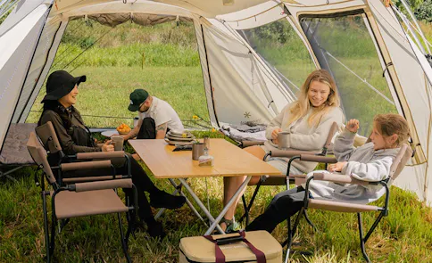 Snow Peak Campfield: Tent Suites