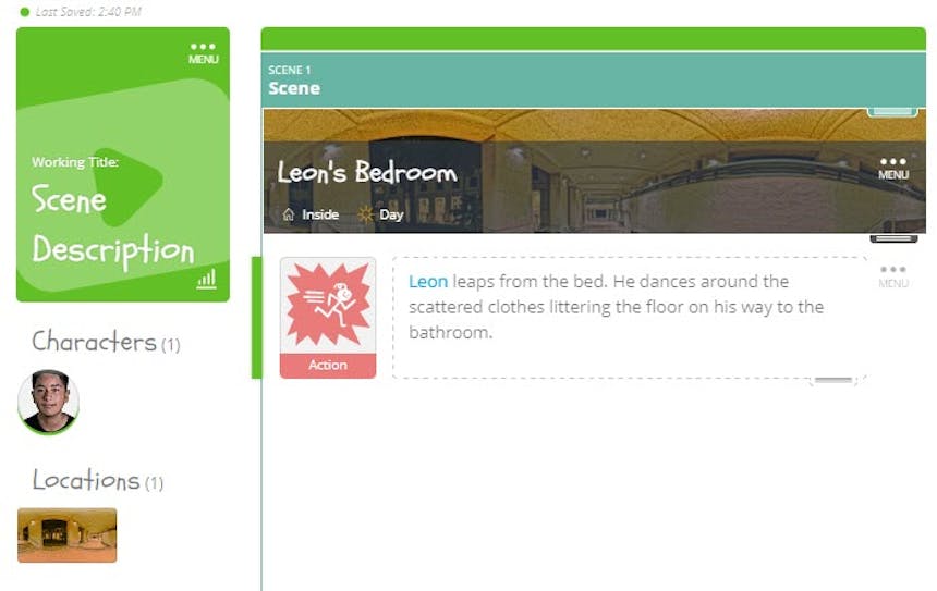 SoCreate - How to Write Scene Description SoCreate - How to Write Scene Description