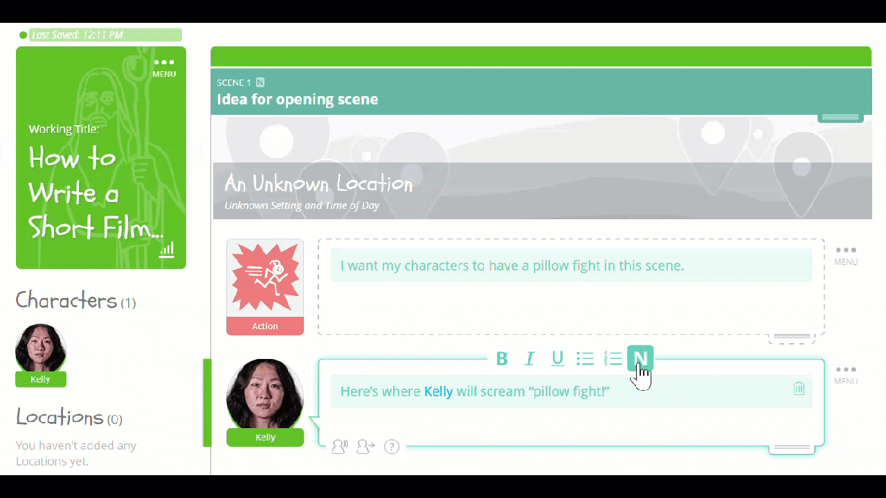 SoCreate - Een korte film schrijven met SoCreate Screenwriting Software ...